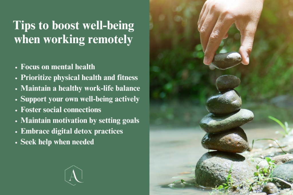 Remote work impact on mental health and productivity | Anker Huis